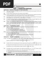 Class 11th Projectile Motion | PDF