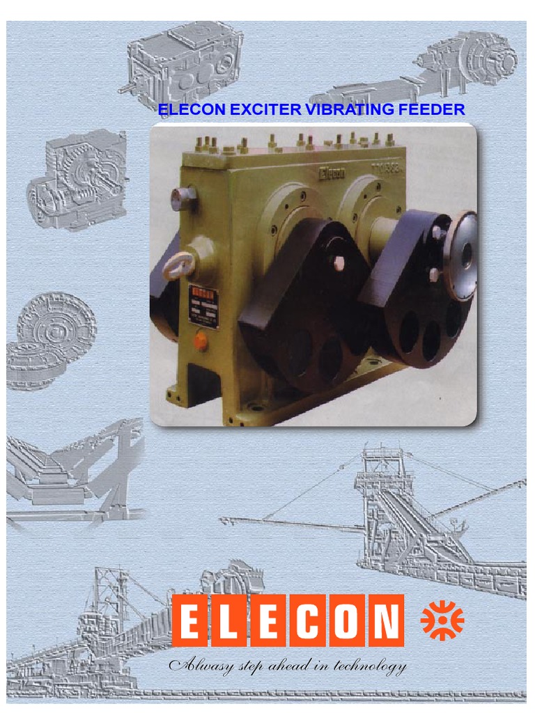 Exciter Vibrating Feeder | PDF | Gear | Bearing (Mechanical)