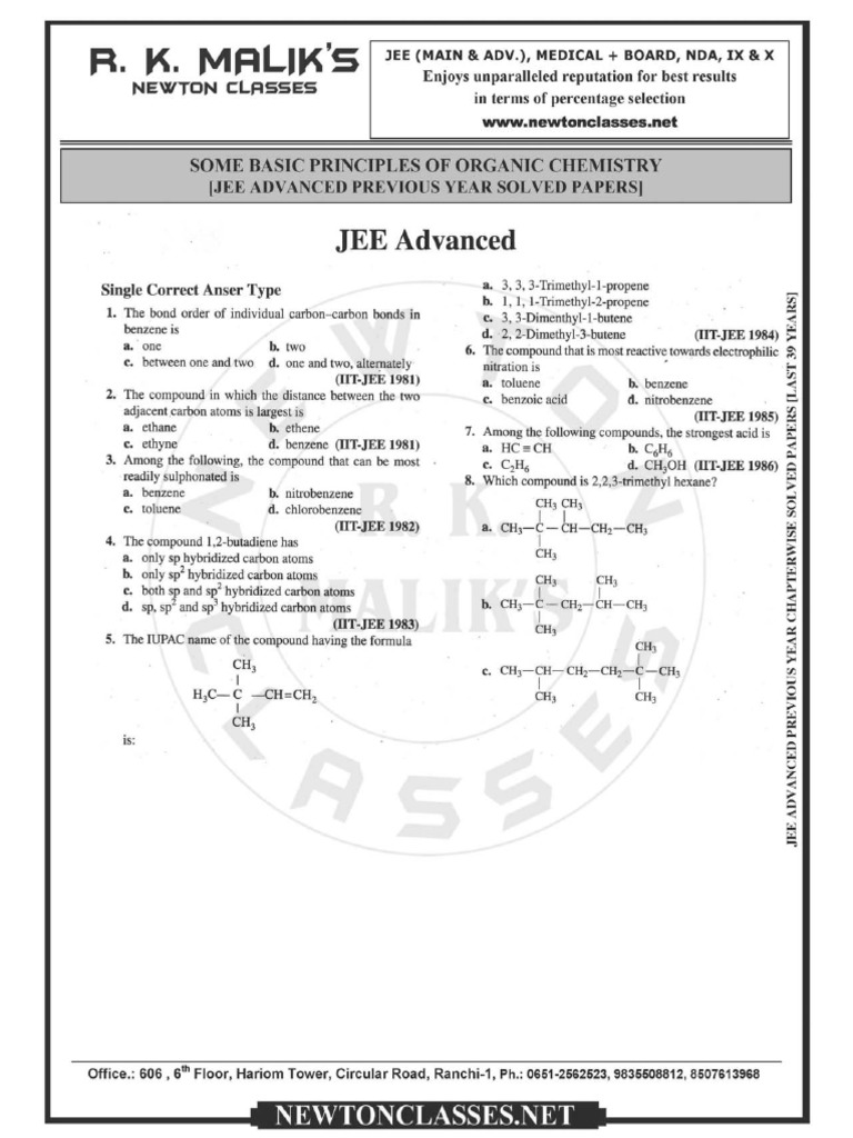 Some Basic Principles of Organic Chemistry | PDF