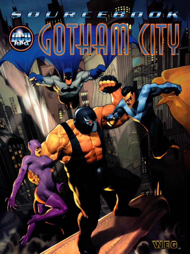 DC Universe RPG - Gotham City Sourcebook PDF | PDF | Batman | Dc Comics