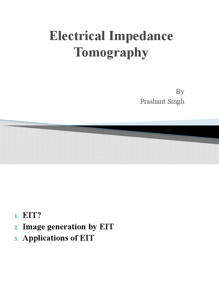 Electrical Impedance Imaging | PDF | Medical Imaging | Electrical Impedance