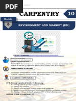 TLE 7 - 8 - Carpentry - Module 5 | PDF | Learning | Measurement