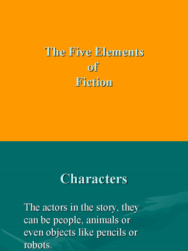 5 Elements of Fiction | PDF