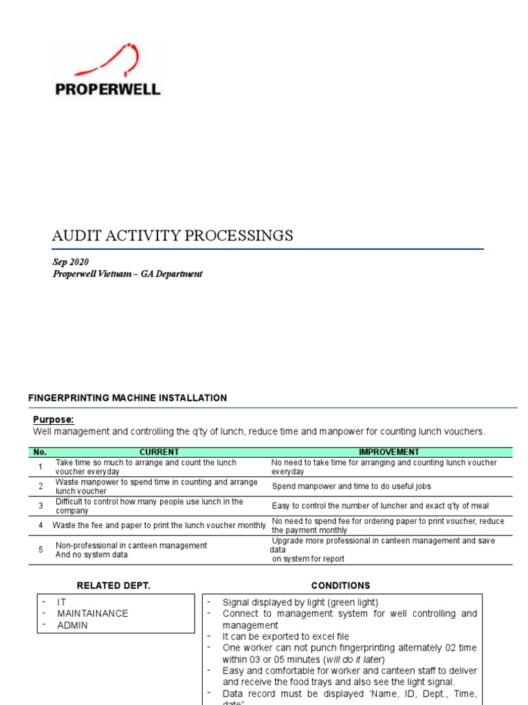 Audit Guidelines | PDF | Computing | Business