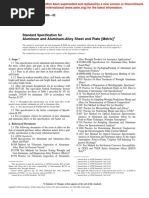 B209M ASTM Aluminum Standards | PDF | Specification (Technical Standard ...