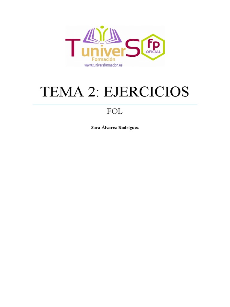 Tema 2. Ejercicios. Fol. | PDF | Salario | Salario de emisión de contrato