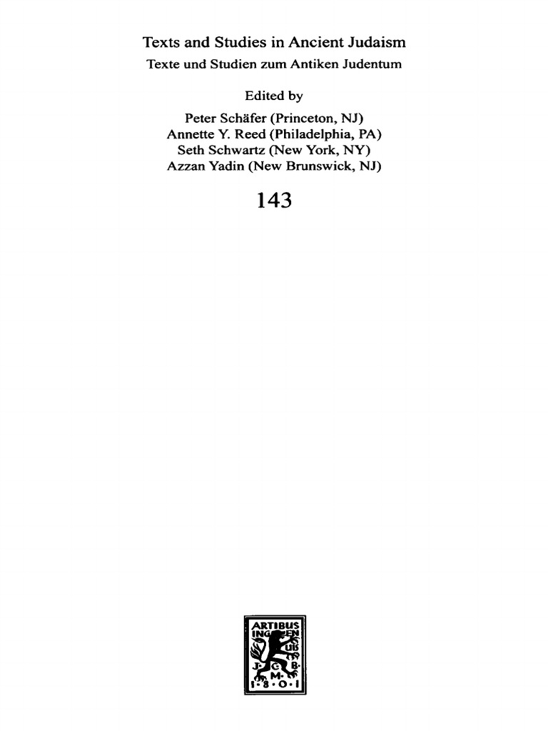 Toledot Yeshu (''The Life Story of Jesus'') Revisited (PDFDrive) PDF ...