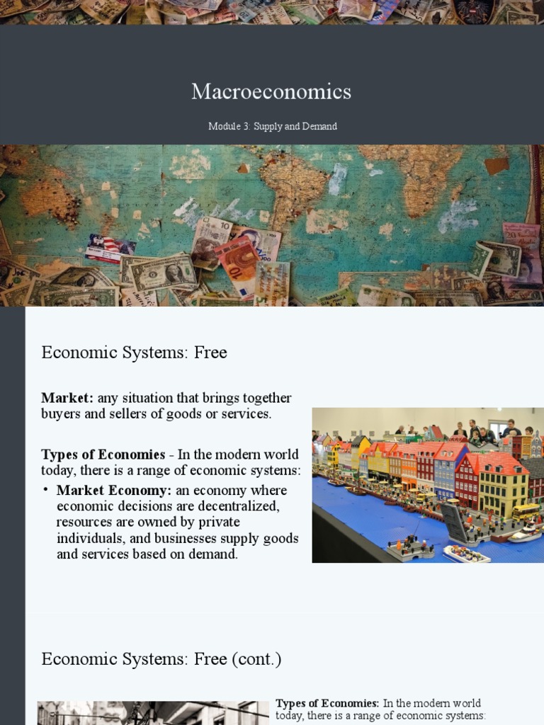 Macroeconomics: Module 3: Supply and Demand | PDF | Supply (Economics ...