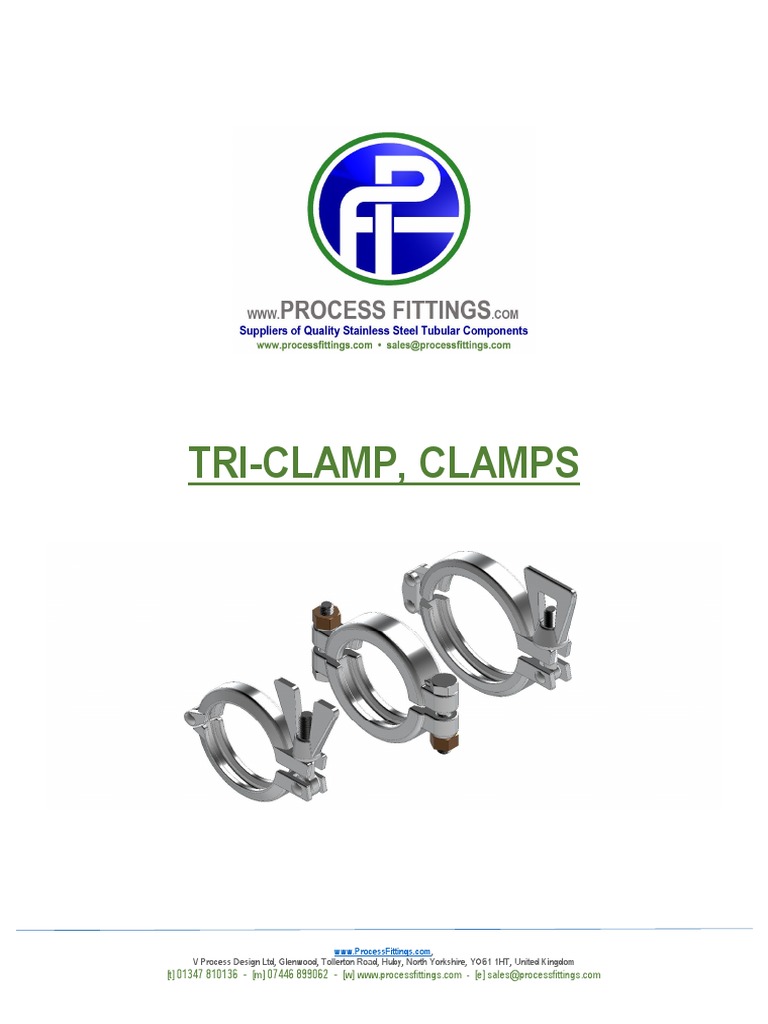 Tri-Clamp, Clamps, Complete Range | PDF | Building Materials | Nature