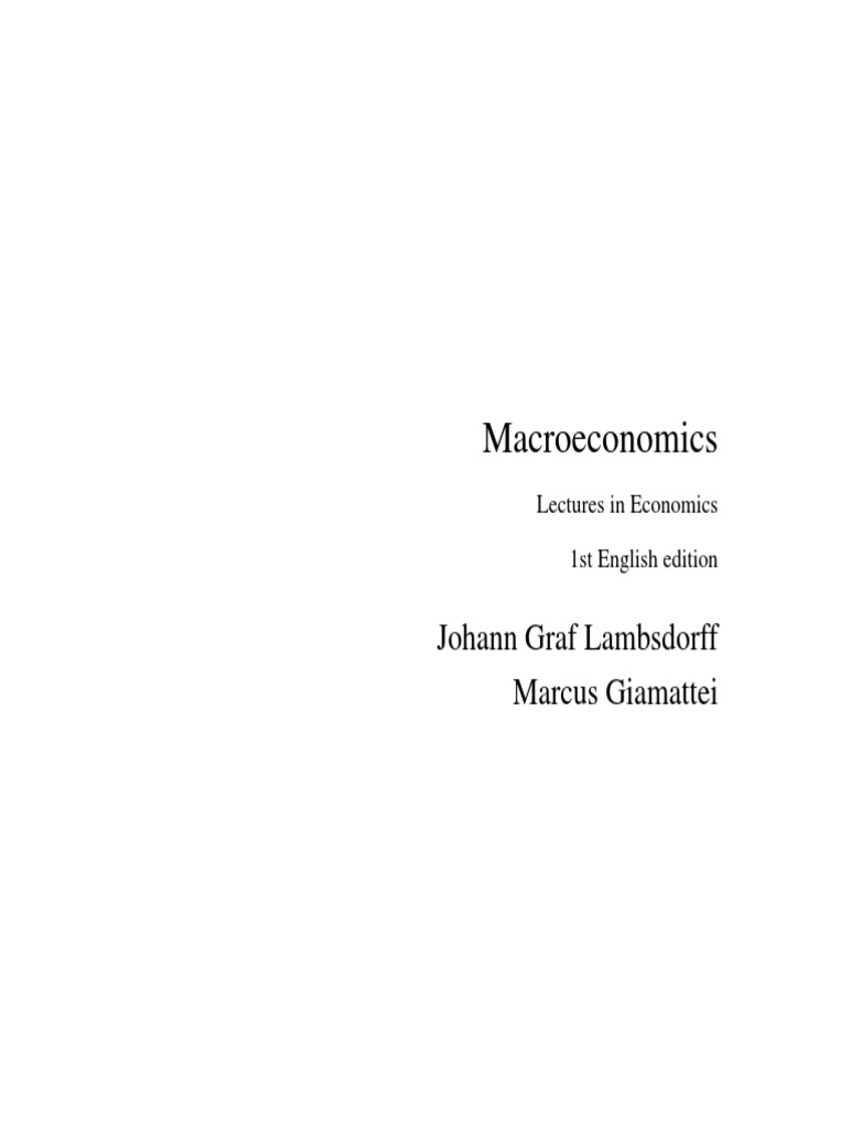 Macrobook English | PDF | Macroeconomics | Inflation
