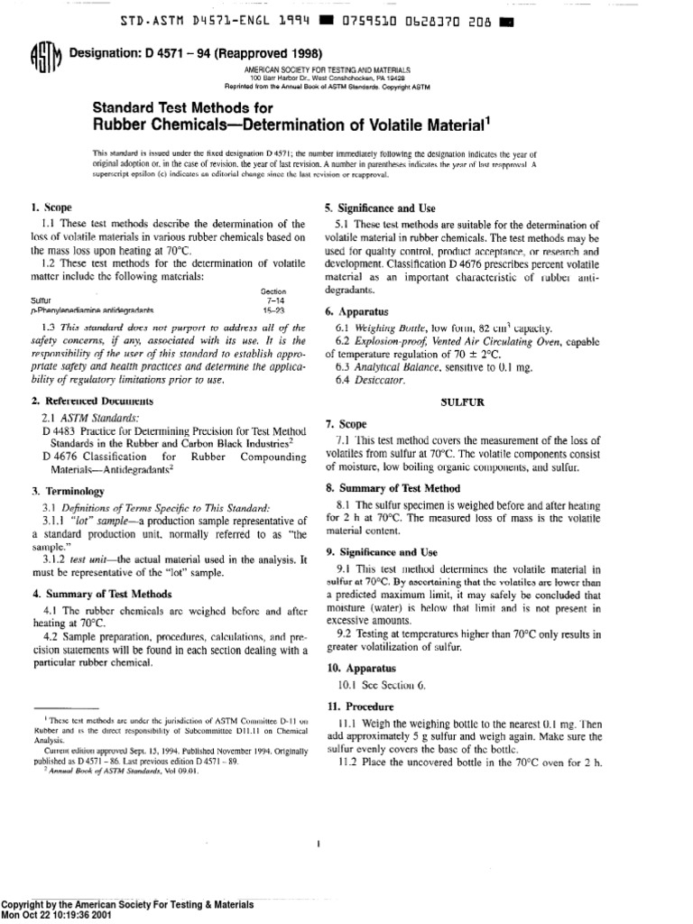 Astm D4571 | PDF
