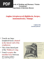 Acute Exudative Tonsillitis Guide | PDF | Immunology | Microbiology