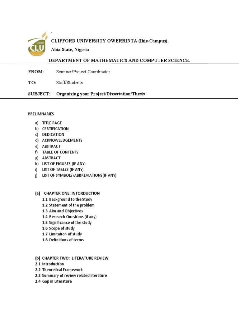 Organizing Your Project | PDF