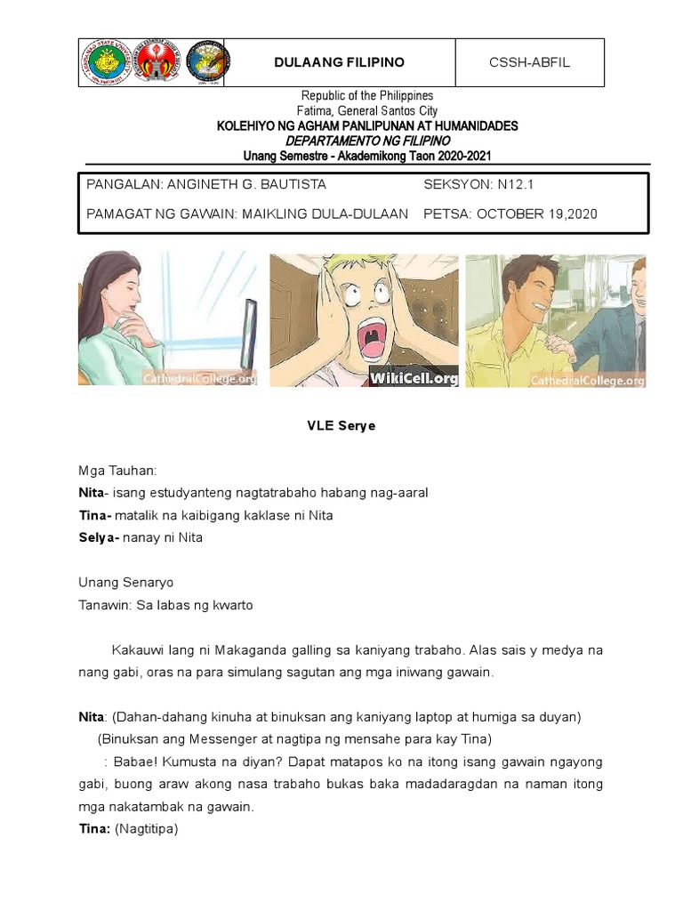 Angineth Bautista Maikling Dula | PDF