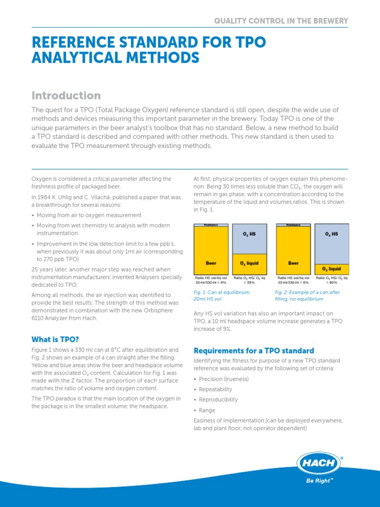 Reference Standard For Tpo Analytical Methods: Quality Control in The ...