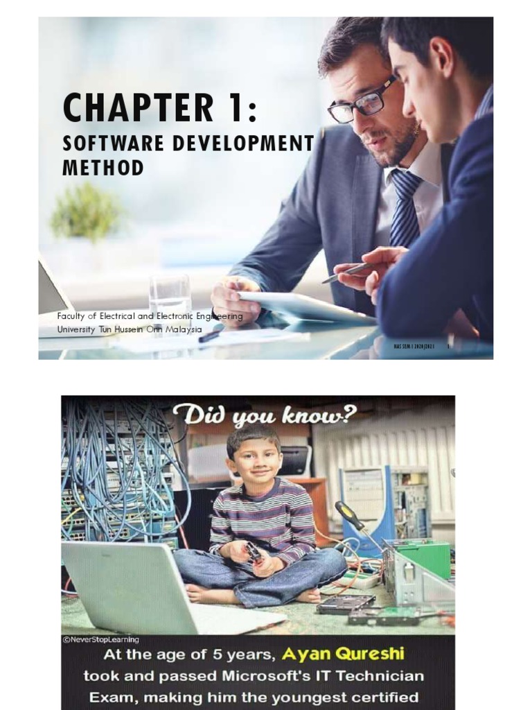 Chapter1 - SDM Software Development Method | Download Free PDF | Computer Program | Programming