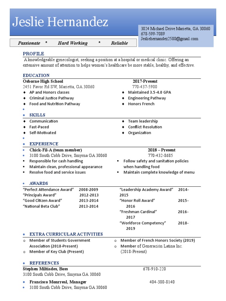 Capstone Resume | PDF | Health Sciences | Medicine