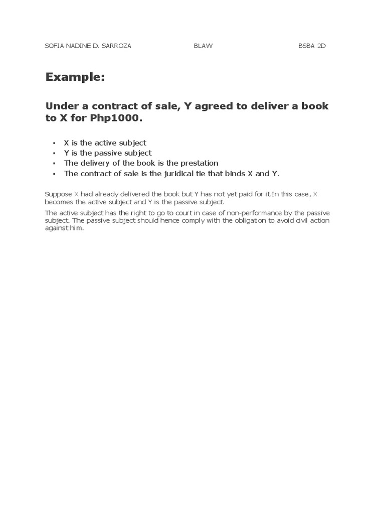 Essential Requisites of An Obligation PDF | PDF