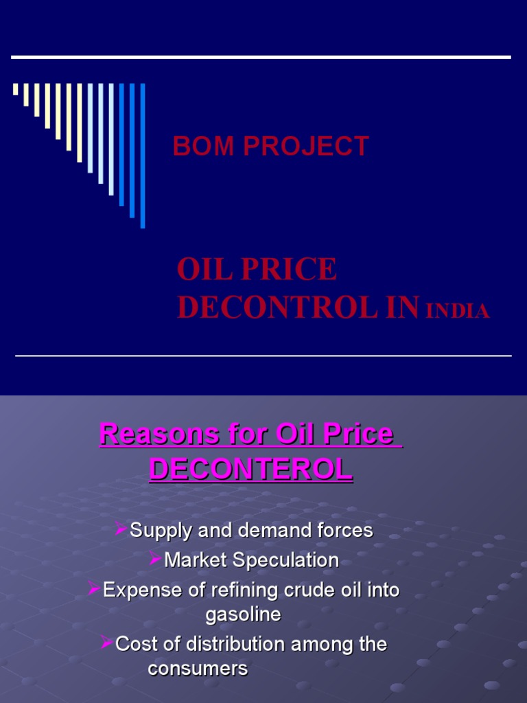 Bom Project: Oil Price Decontrol in | Download Free PDF | Price Of Oil ...