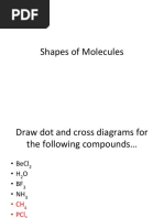 AXE Molecular Geometry Tables | PDF | Chemistry | Atomic