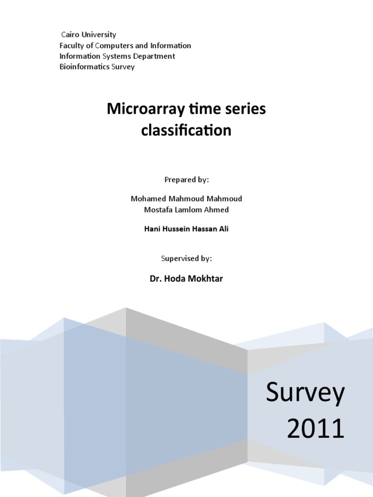 Microarray Time Series Pdf Applied Mathematics Complementary Dna