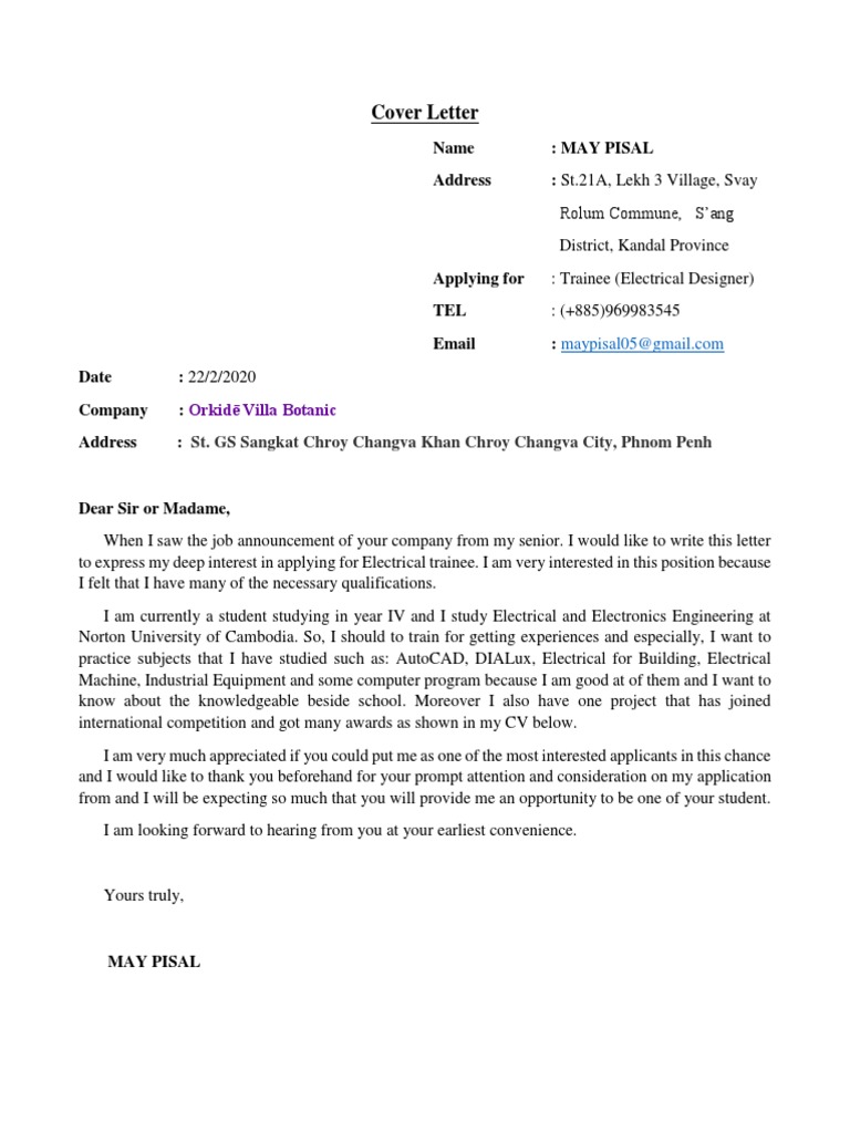 CURRICULUM VITAE and Cover Letter 12 | PDF | Learning | Science