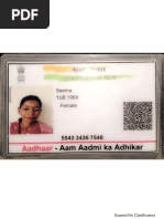 Pan Card Back Side | PDF