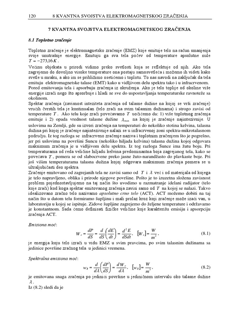 Kvantna Svojstva Emz | PDF