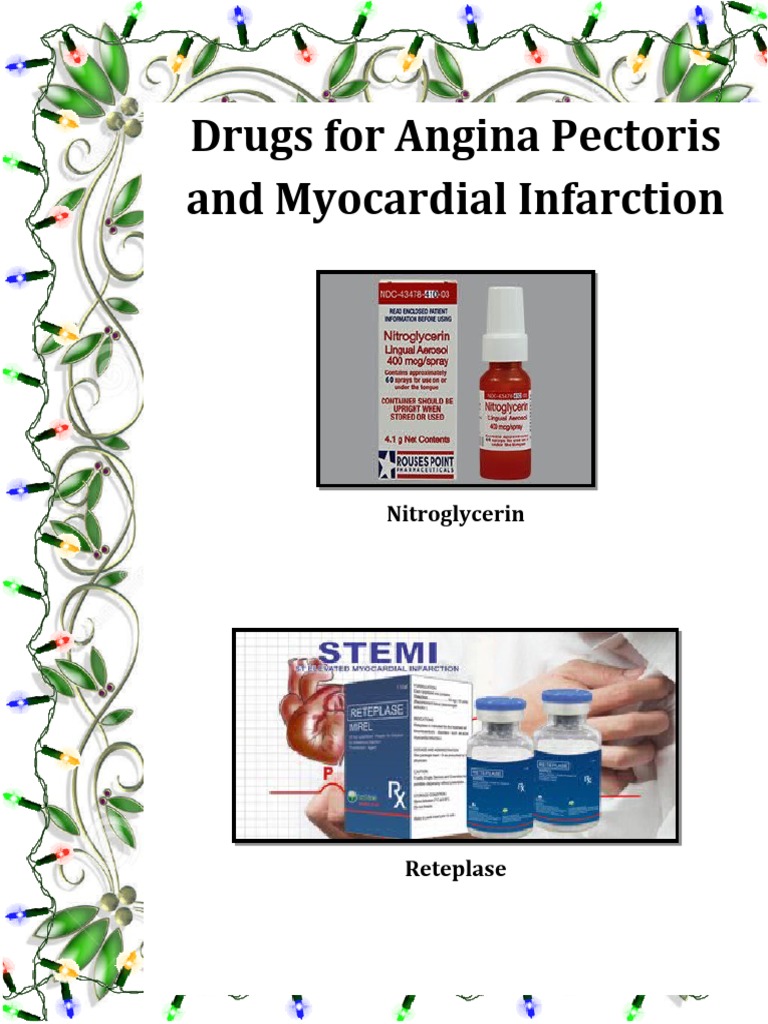 9 Angina&myocardial | PDF | Clinical Medicine | Drugs