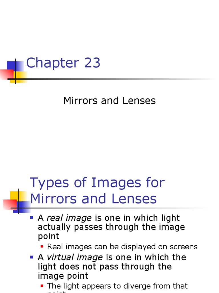 Optical Properties of Mirrors and Lenses: A Comprehensive Guide to ...