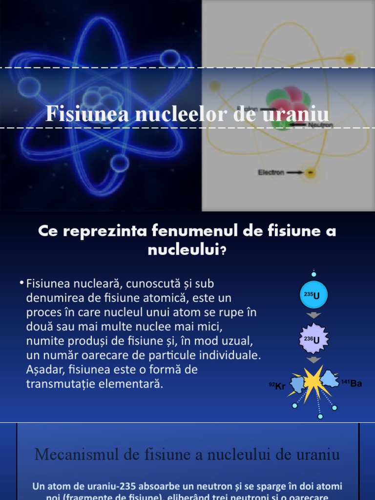 Fisiunea Nucleelor de Uraniu | PDF