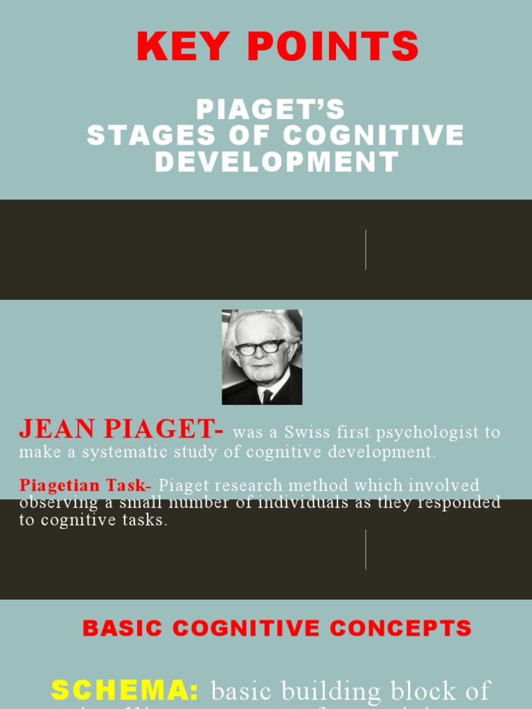 Key Points: Piaget'S Stages of Cognitive Development | Download Free ...