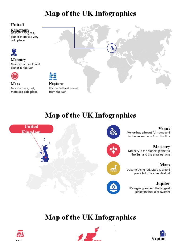 Map of The UK Infographics by Slidesgo | PDF | Planets | Solar System