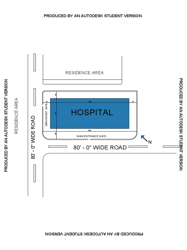 Hospital: 80' - 0" WIDE ROAD | PDF