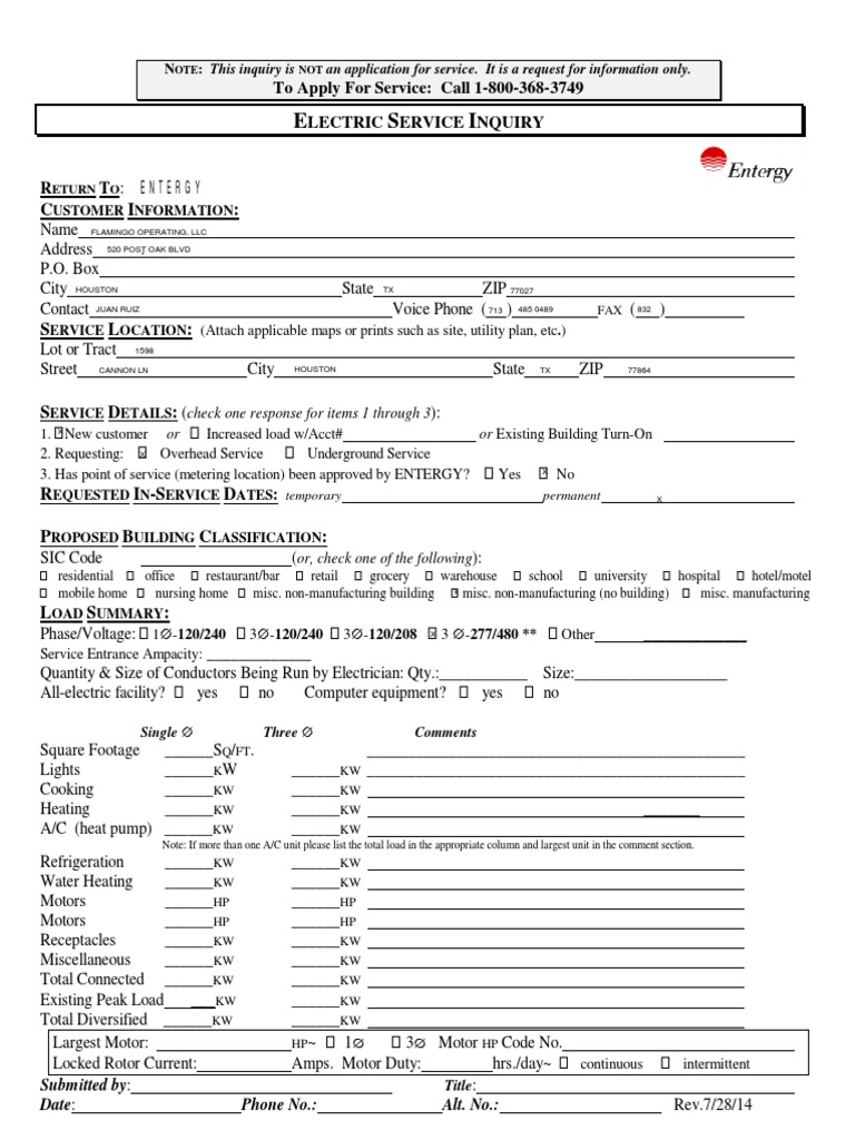 Customer Load Data Entergy | PDF | Electrical Engineering | Electric Power