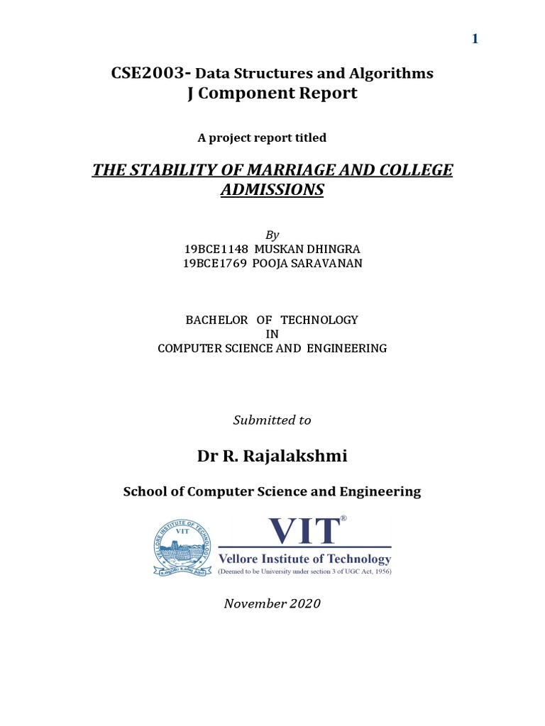 Dsa Report - 19bce1148 - 19bce1769 PDF | PDF | Applied Mathematics ...