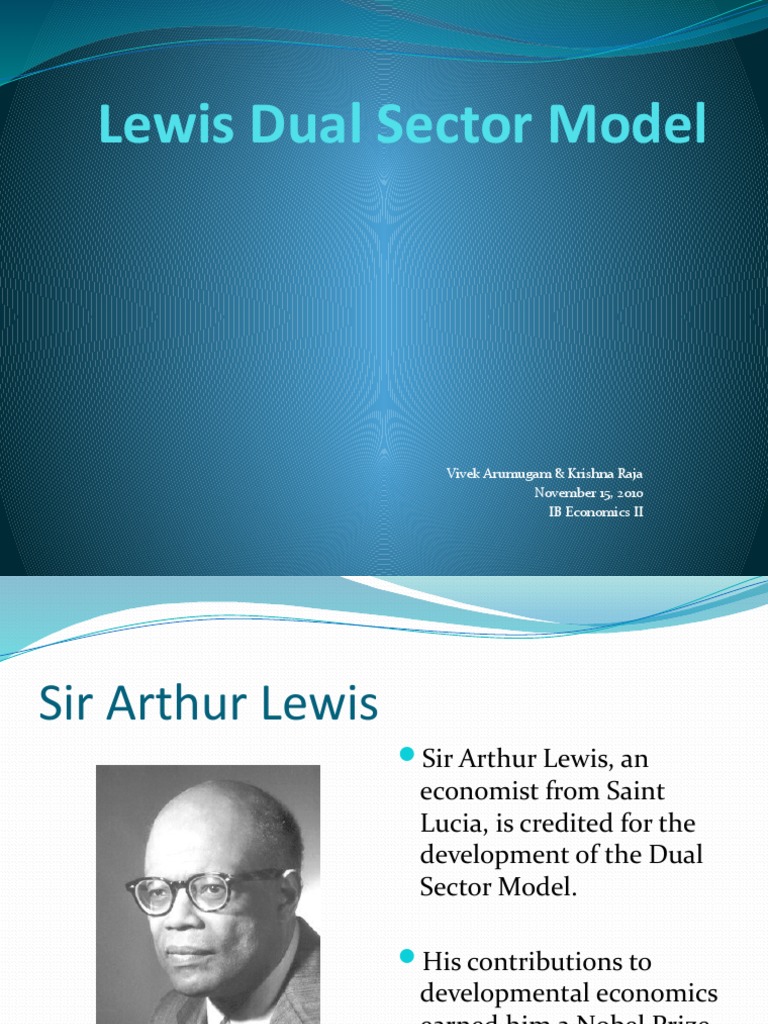 Lewis Dual Sector Model - Vivek and Krishna | PDF | Labour Economics ...
