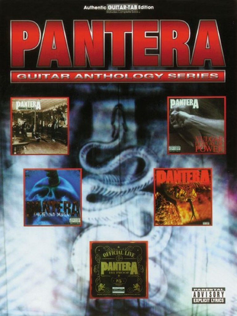 Pantera Guitar Anthology Series Authentic Guitar Tab Editionpdf PDF ...