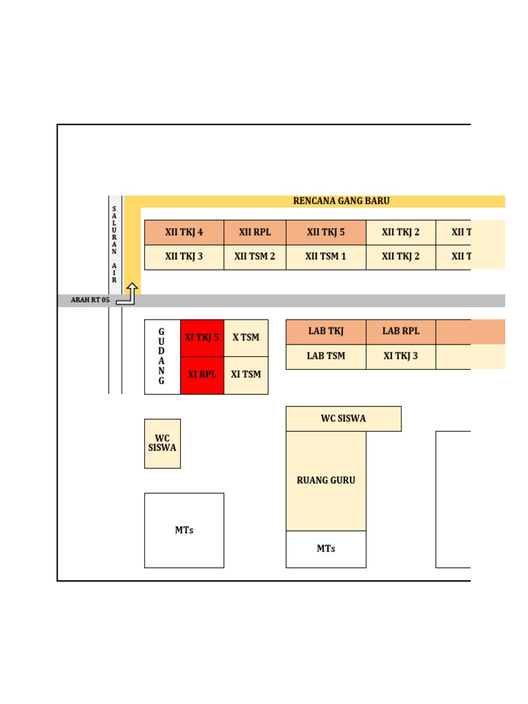 Denah SMK Yaspim | PDF