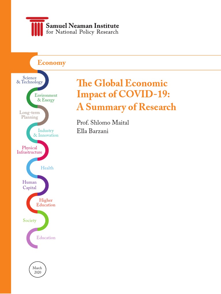 The Global Economic Impact of COVID-19 | PDF | Influenza Pandemic ...