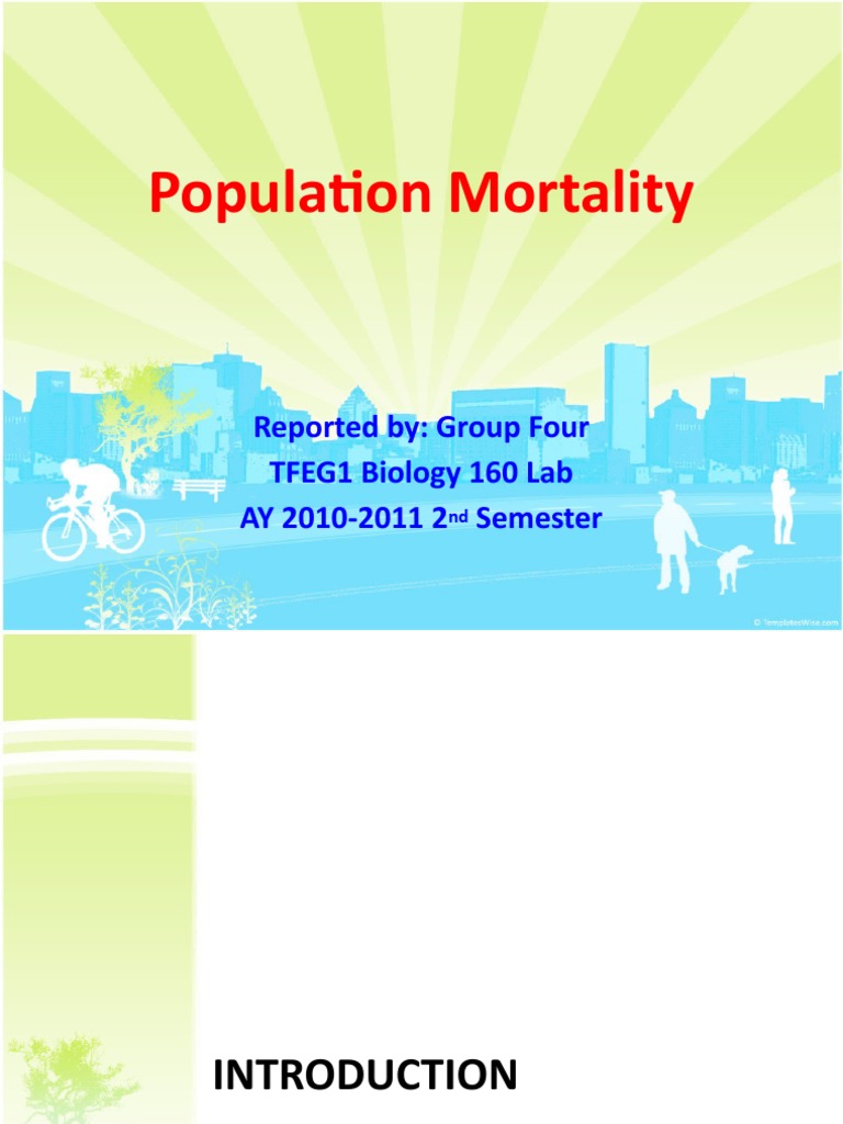 Understanding Population Mortality Rates | PDF | Life Expectancy ...