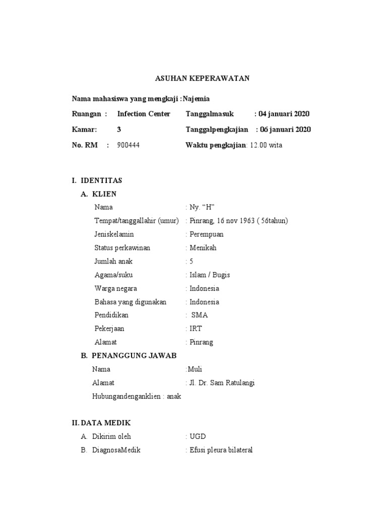 Genogram Keluarga Ny. "H" dalam Askep | PDF