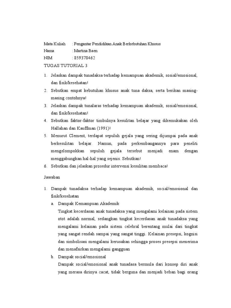 TT3 PABK Martina Baen | PDF