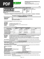 Palmolive Dishwashing Liquid SDS | PDF | Toxicity | Personal Protective ...