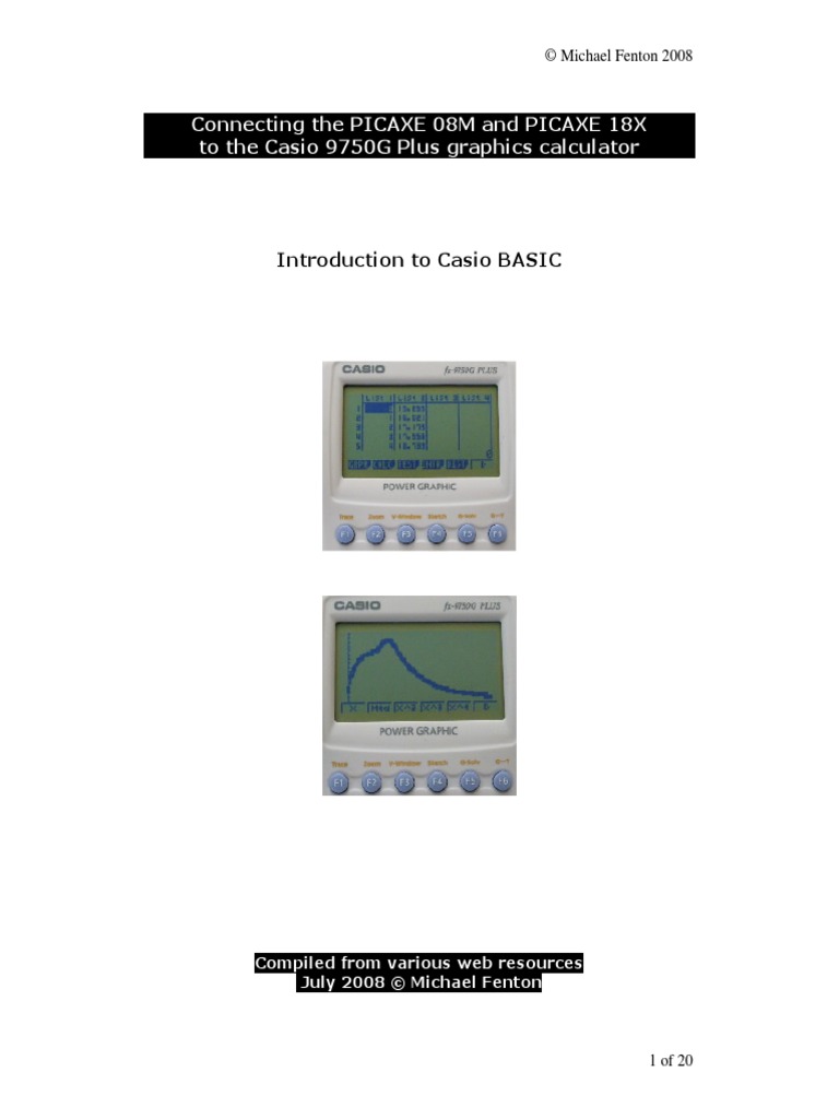 Casio Picaxe Manual | Download Free PDF | Control Flow | Binary Coded Decimal