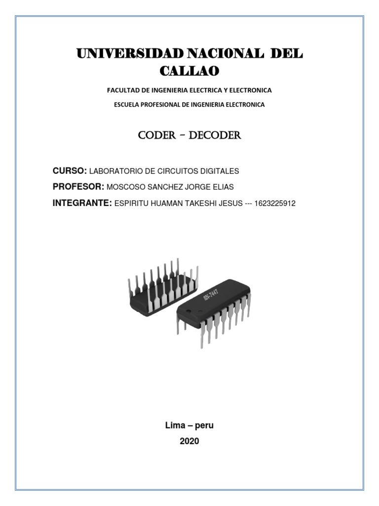 Lab Codificadores y Decodificadores | PDF | Decimal codificado en ...