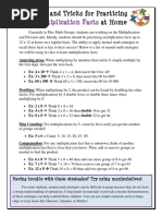 Times Tables Tricks - 3rd Grade | PDF
