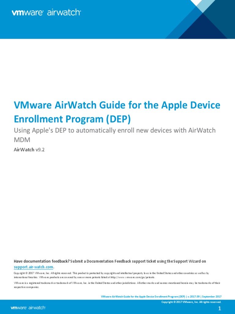 AirWatch Guide For Apple Device Enrollment Program v9 - 2 | PDF ...