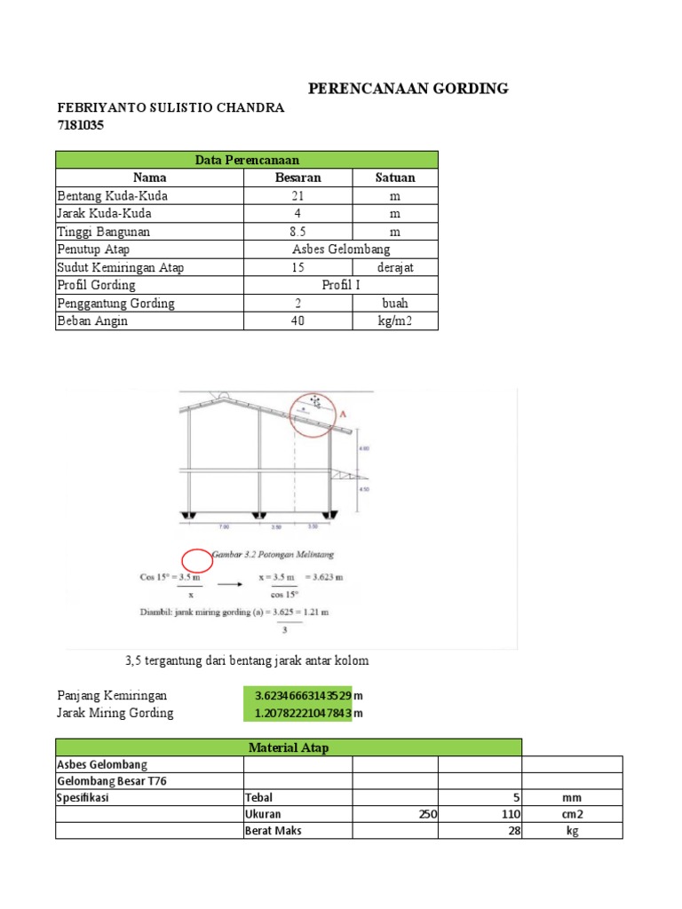 Perhitungan Atap | PDF