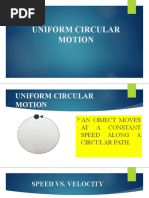 Lesson Plan Motion in A Circular | PDF | Acceleration | Physical Phenomena